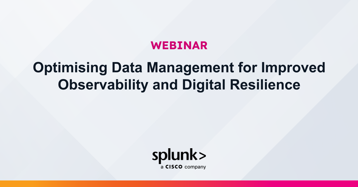 Optimising Data Management for Improved Observability and Digital ...