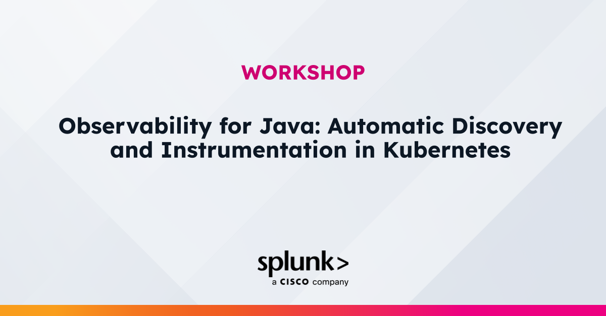 Observability for Java: Automatic Discovery and Instrumentation in ...