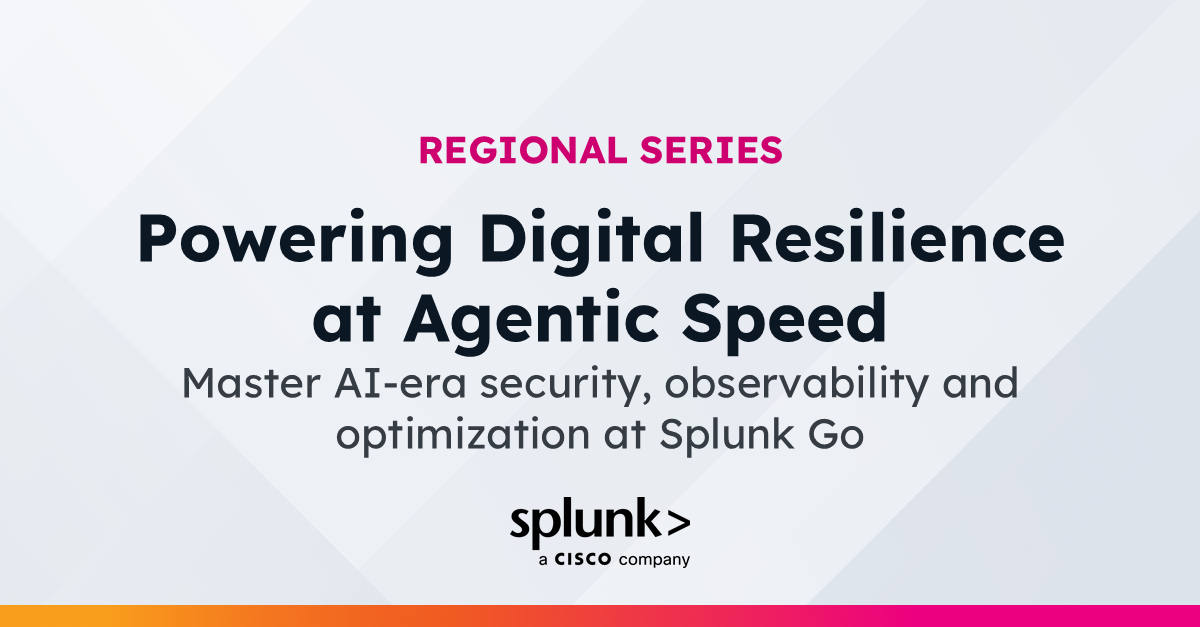 SplunkGo | In-Person Event | Splunk
